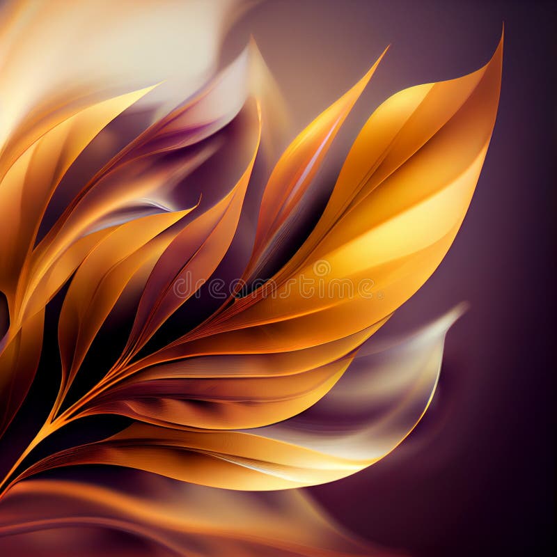 Abstract Leaf Soft Gradient Wallpaper Stock Illustration - Illustration ...