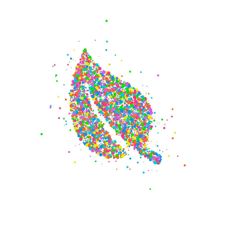 Abstract leaf splash stock vector. Illustration of flat - 93301498