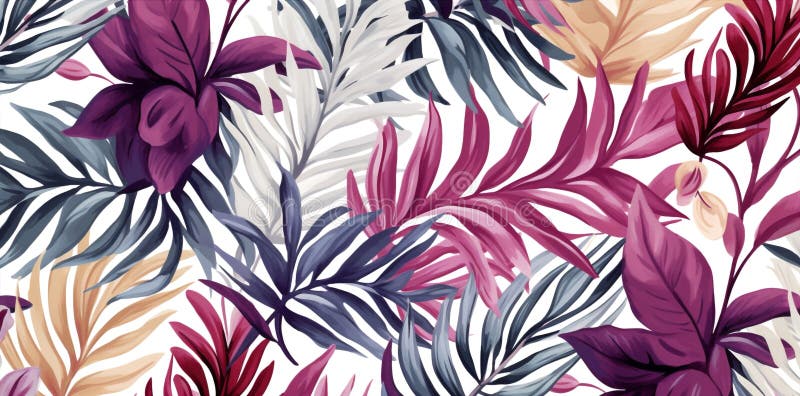 Abstract Leaf Texture Colorful Background Stock Illustration ...