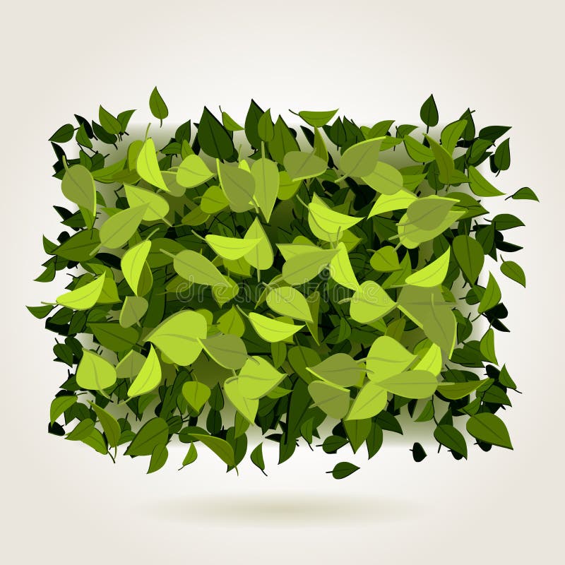 Abstract leaves background stock vector. Illustration of blank - 70402935