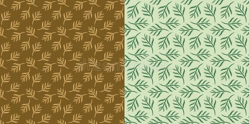 Abstract Leaves Seamless Pattern - Original Design Stock Vector ...
