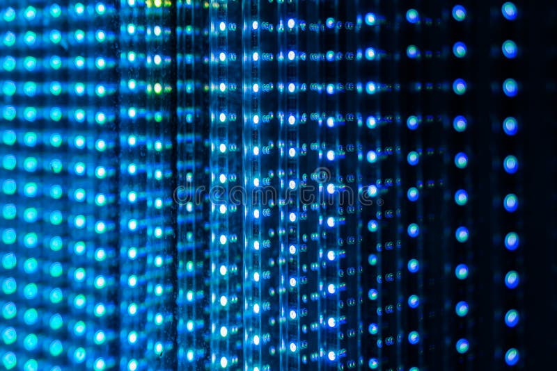 Abstract LED Light Wall Background Stock Photo - Image of open ...