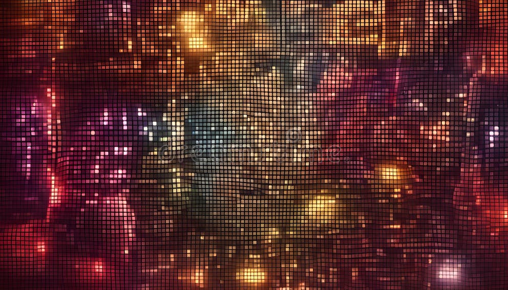 Abstract Led Wall Background Stock Illustration - Illustration of soft ...