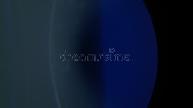 Abstract Lens Flare Overlay on Black Background in Slow Motion Stock ...