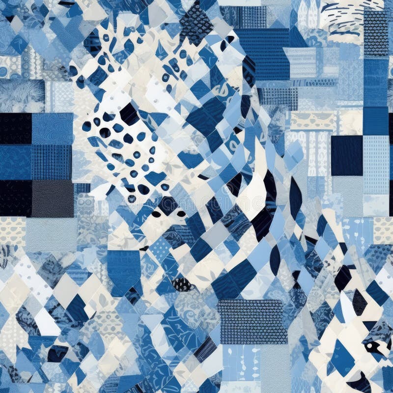 Denim Collage stock photo. Image of vintage, grunge, faded - 10603148