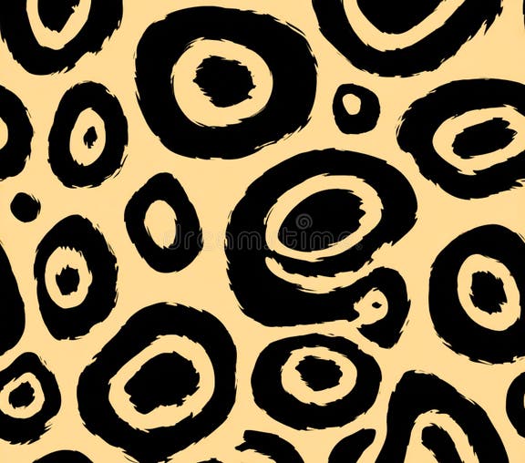 Abstract Leopard Print Seamless Pattern Design Stock Illustration ...