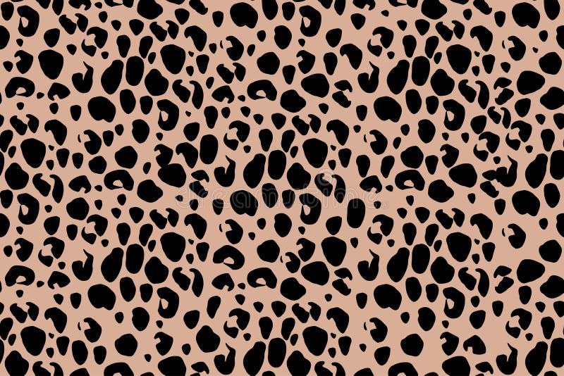 Abstract Leopard Seamless Print. Vector Illustration Stock Vector ...