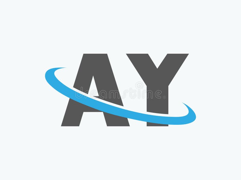 Abstract Letter AY Logo Design. AY Initial Logo Design Monogram for ...