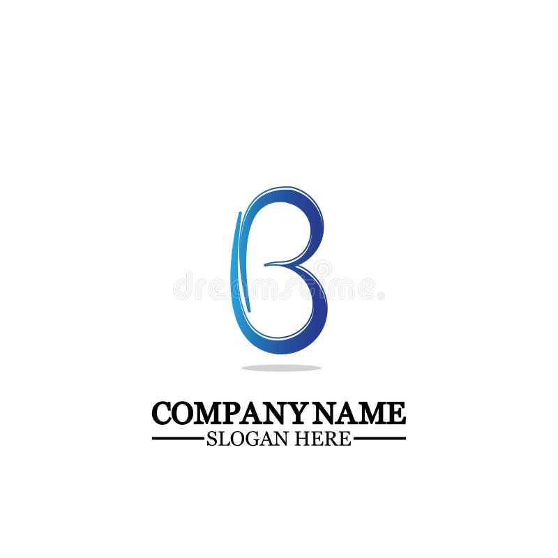 Abstract Letter B Logo Vector. B Logo Symbol Icon Design Template Stock ...
