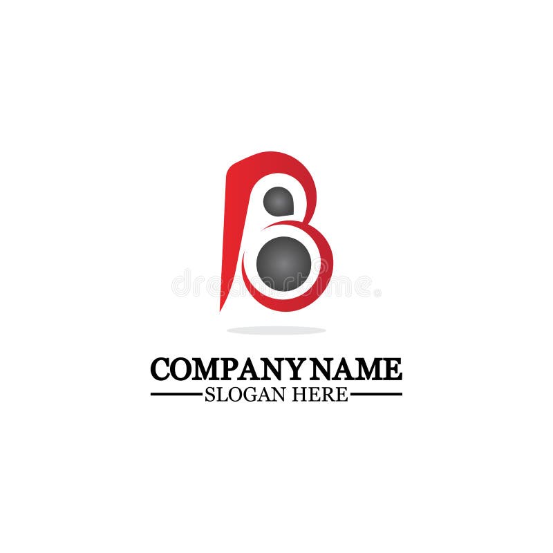 Abstract Letter B Logo Vector. B Logo Symbol Icon Design Template Stock ...