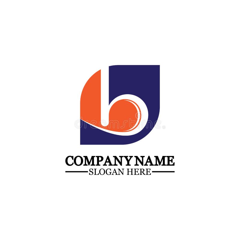 Abstract Letter B Logo Vector. B Logo Symbol Icon Design Template Stock ...