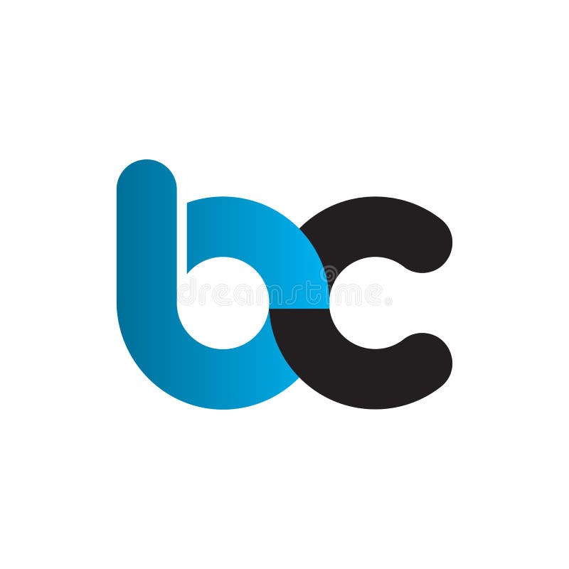 Abstract Letter BC Logo Design Idea. Stock Illustration - Illustration ...