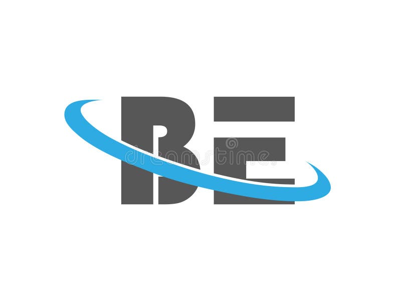 Abstract Letter BE Logo Design. BE Initial Logo Design Monogram for ...