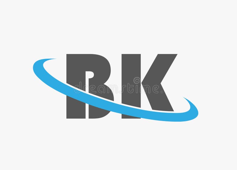 Abstract Letter BK Logo Design. BK Initial Logo Design Monogram for ...