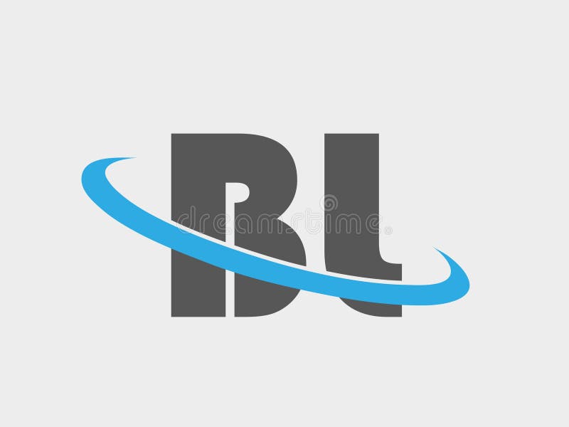 Abstract Letter BL Logo Design. BL Initial Logo Design Monogram for ...