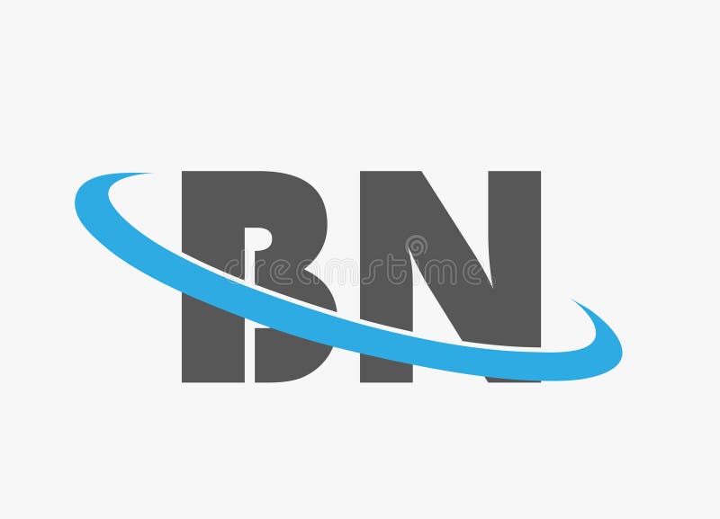 Abstract Letter BN Logo Design. BN Initial Logo Design Monogram for ...