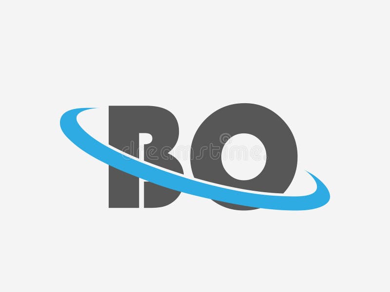 Abstract Letter BO Logo Design. BO Initial Logo Design Monogram for ...