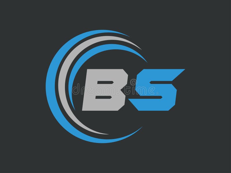 Abstract Letter BS Logo Design. BS Initial Logo Design Monogram for ...