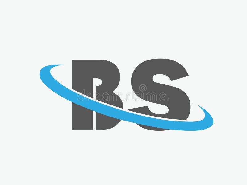 Abstract Letter BS Logo Design. BS Initial Logo Design Monogram for ...