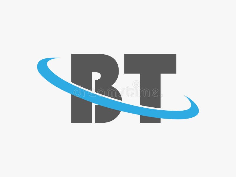 Abstract Letter BT Logo Design. BT Initial Logo Design Monogram for ...