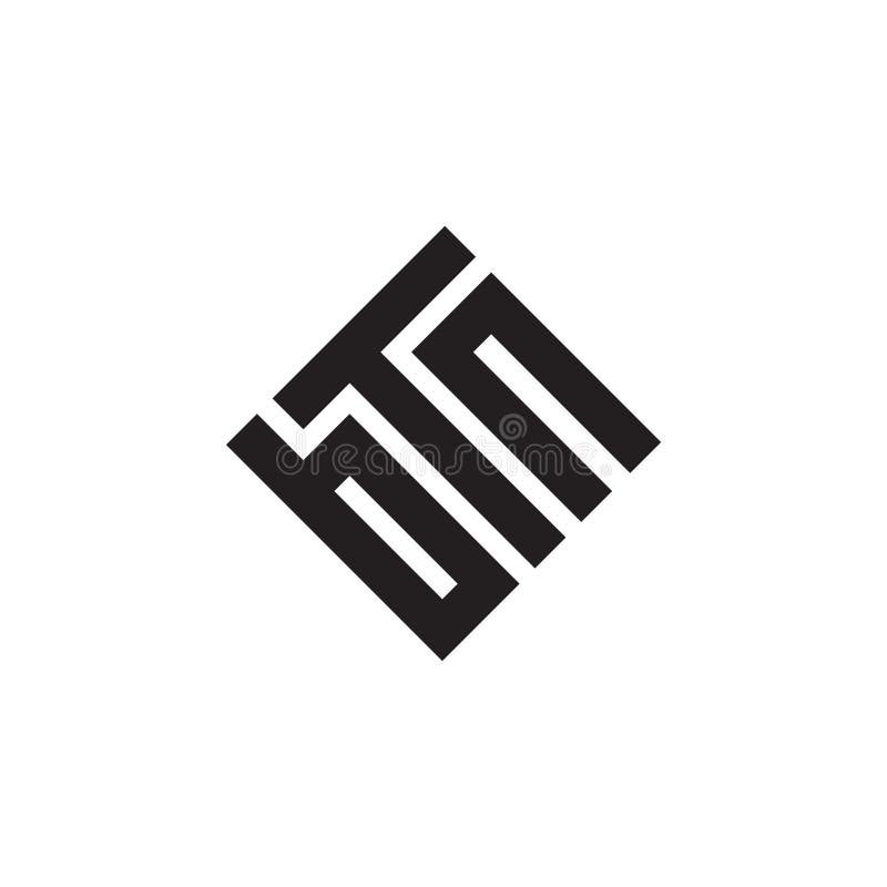 Abstract Letter BTN Logo Design Vector Stock Vector - Illustration of ...