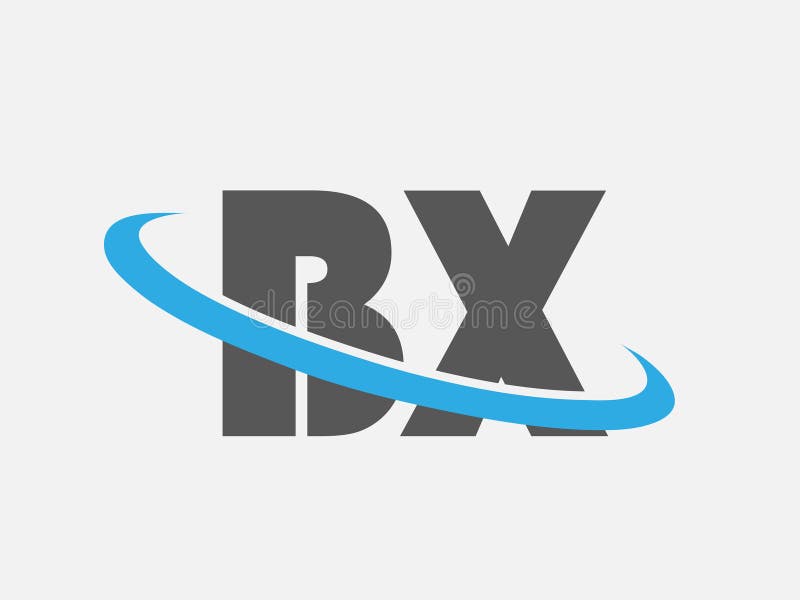 Abstract Letter BX Logo Design. BX Initial Logo Design Monogram for ...