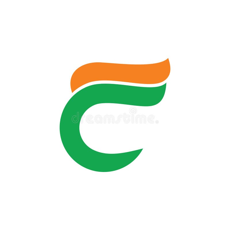 Abstract Letter C Curves Ribbon Design Logo Vector Stock Vector ...