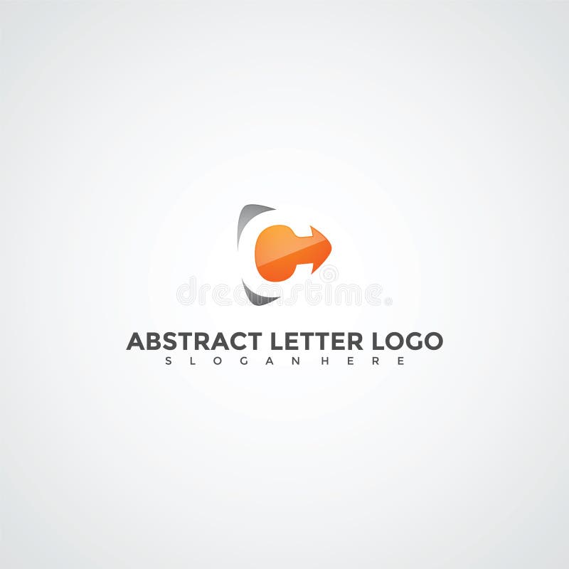 Abstract Letter C Logo Template. Vector Illustrator Eps.10 Stock ...