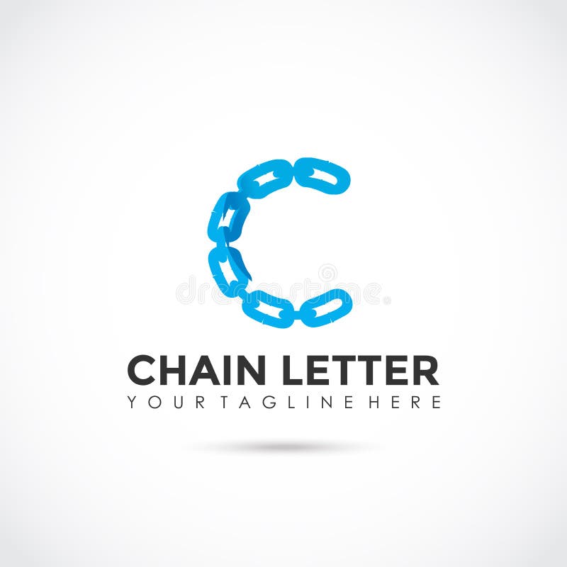 Abstract Letter Chain Logo Design. Vector Illustrator Eps.10 Stock ...