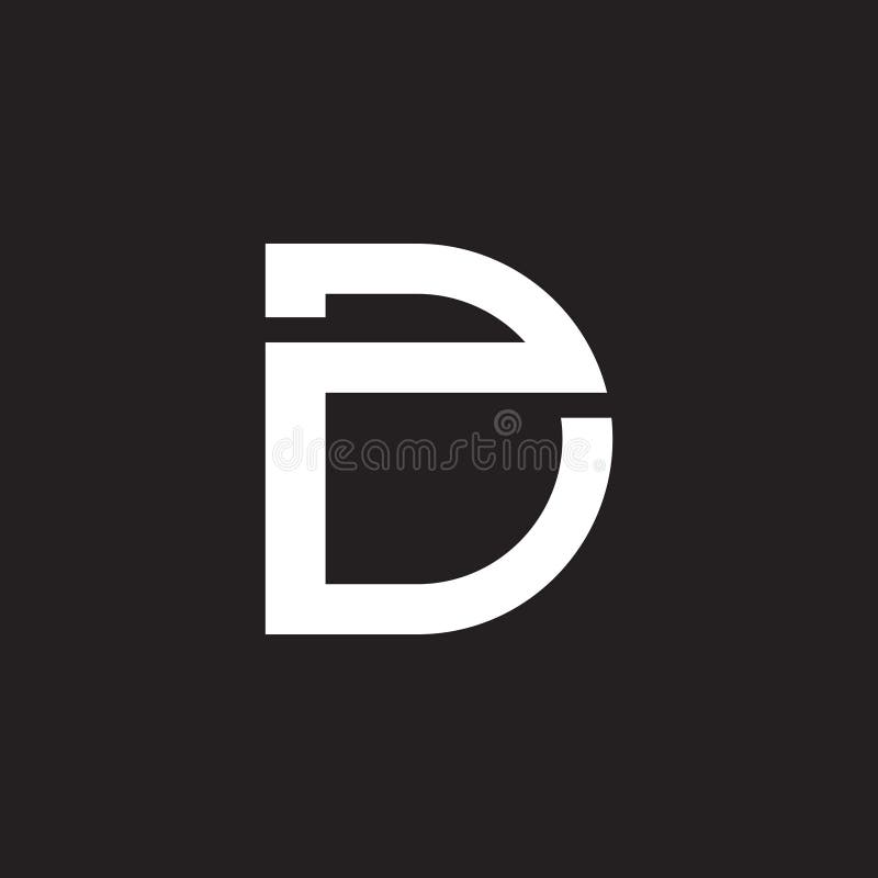 Abstract Letter 2d Simple Geometric Line Design Symbol Vector Stock ...