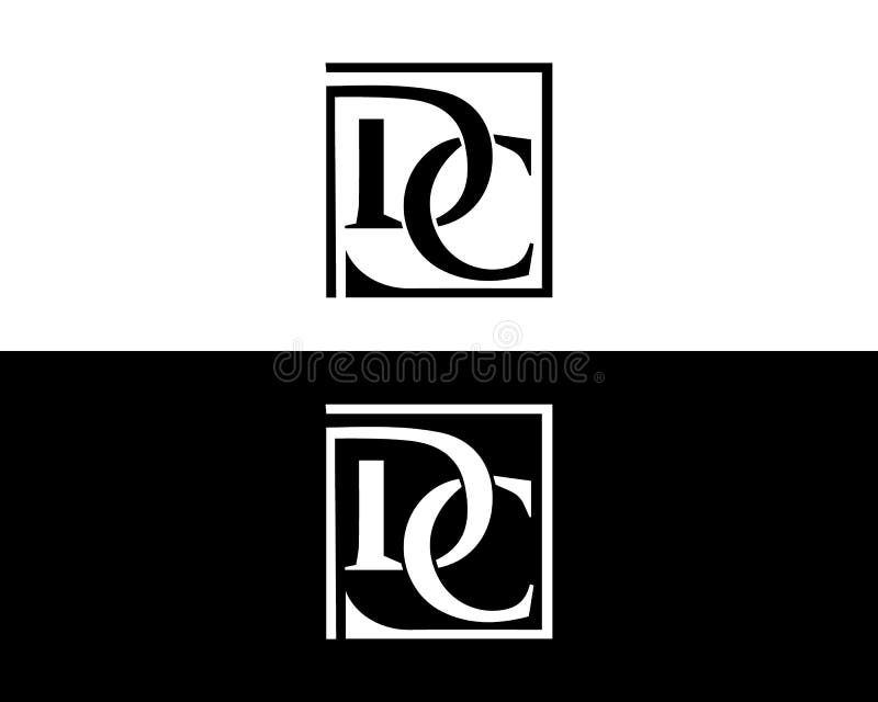 Abstract Letter DC Logo Icon Modern Design Stock Vector - Illustration ...