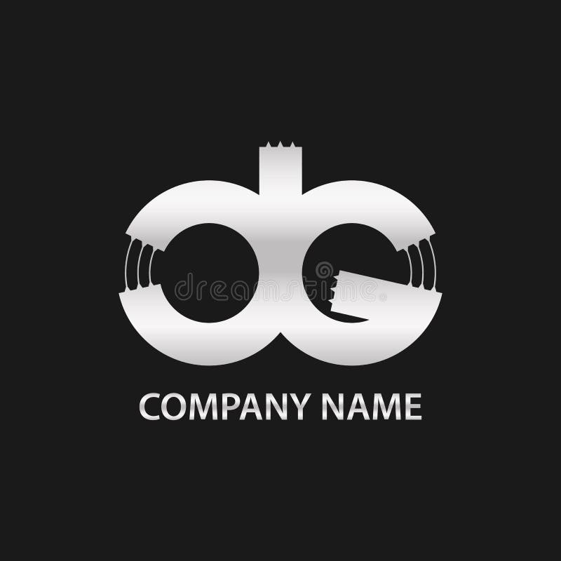 Abstract Letter DG Logo Design Idea. Stock Vector - Illustration of ...