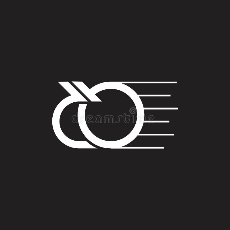 Abstract Letter Do Fast Motion Logo Vector Stock Vector - Illustration ...