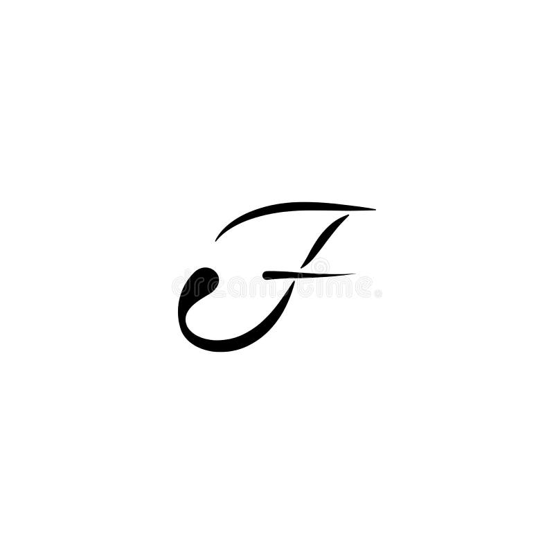 Abstract Letter F Logo Design Vector Template Stock Vector ...