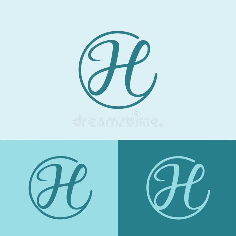 Abstract Letter H Logo Design. H Initial Logo Design Monogram for ...