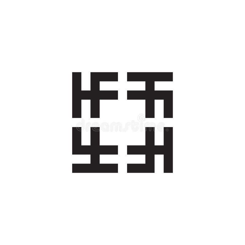 Square infinity signs stock vector. Illustration of linked - 216931455