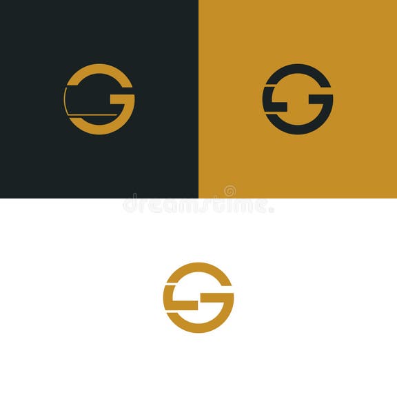 Abstract Letter Initial GL Vector Logo Design Template Stock Vector ...