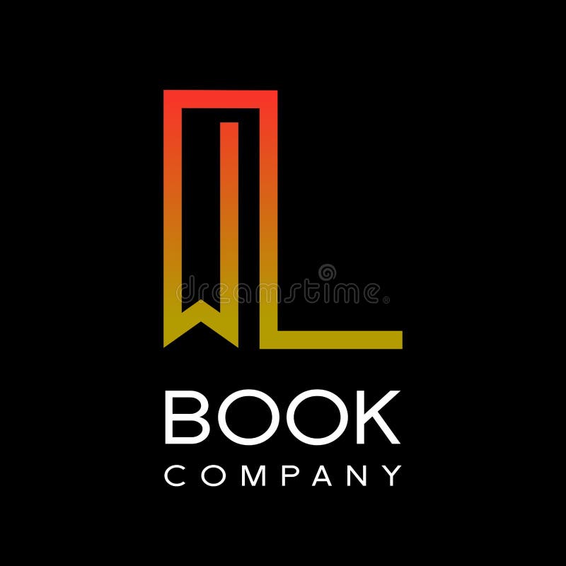 Letter L Logo Book Writing Stock Illustrations – 17 Letter L Logo Book ...