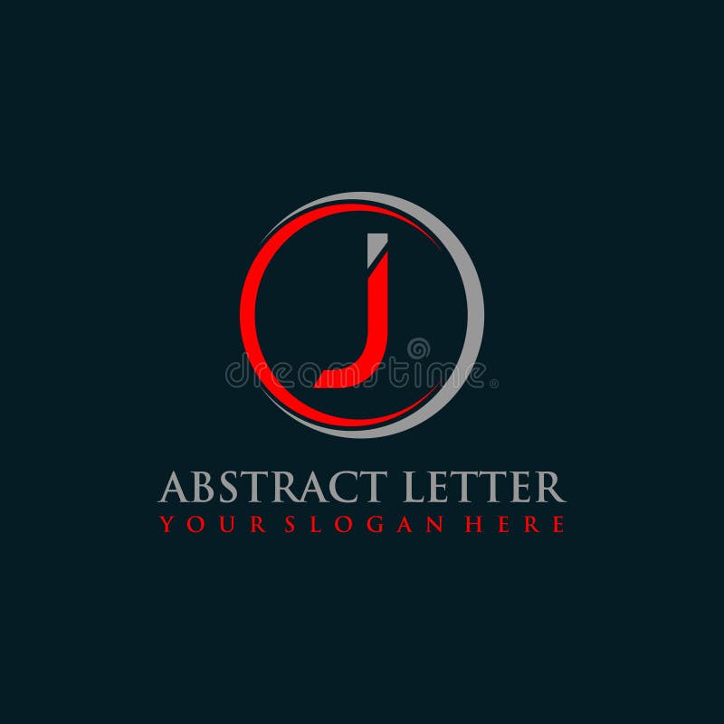 Abstract Letter J Logo Template. Vector Illustrator Eps.10 Stock Vector ...