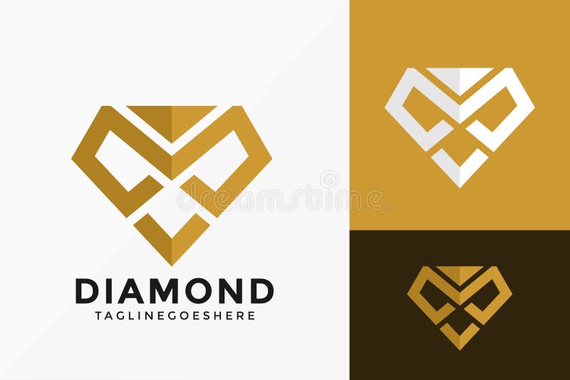 Abstract Letter M Diamond Logo Vector Design. Abstract Emblem, Designs ...