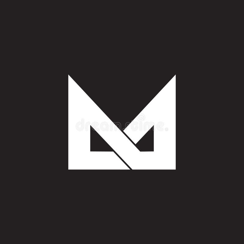 Abstract Letter M Infinity Design Geometric Line Logo Vector Stock ...