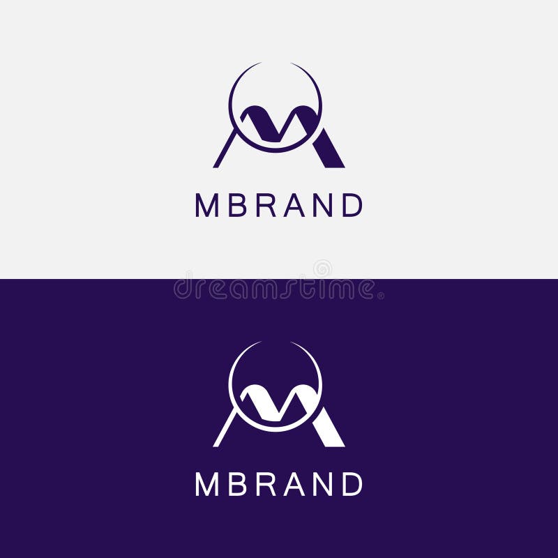 Abstract Letter M Logotype. Modern Logo M Idea Sign. Universal Emblem ...