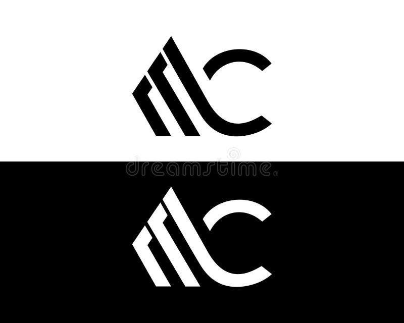 Abstract Letter MC Logo Monogram Vector Stock Vector - Illustration of ...