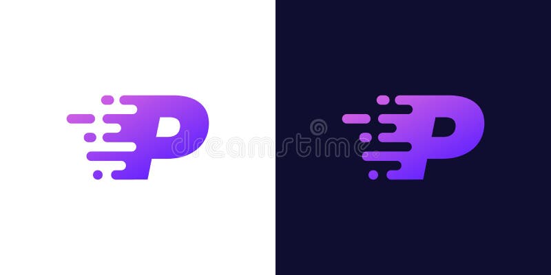 Abstract Letter P Logo Design . Modern Letter P Movement Logo Design ...