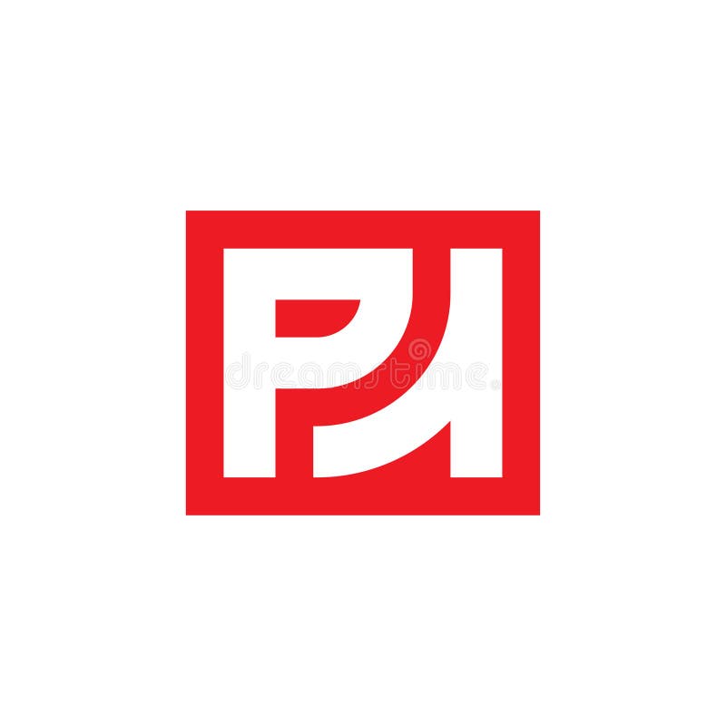Abstract Letter PA Logo Design Template Elements Stock Vector ...
