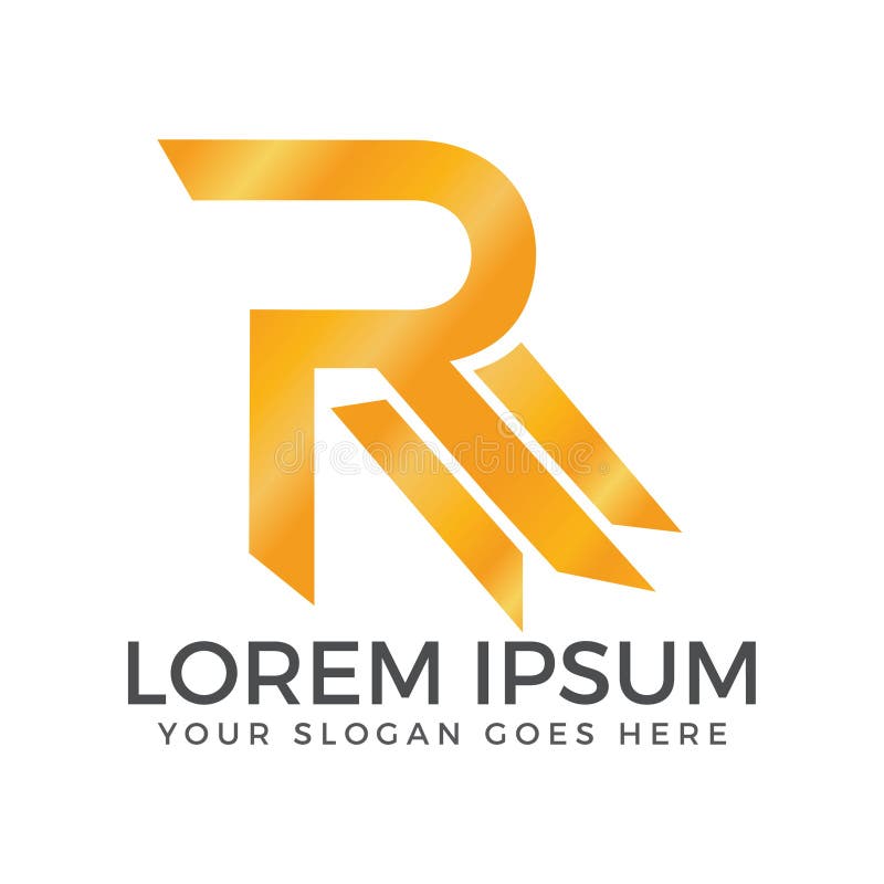 Abstract Letter R Business Logo Design. Stock Illustration ...