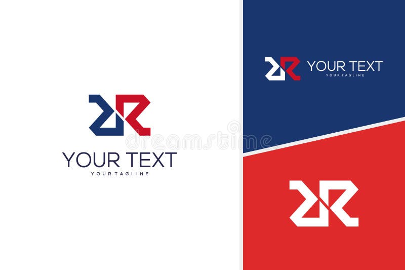 Abstract Letter R Creative Logo Design Concept. Initial R Business Logo ...