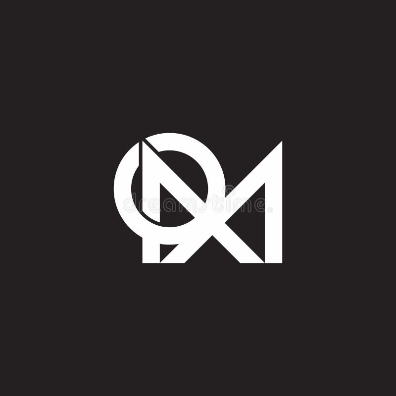 Abstract Letter Rm Linked Linear Logo Vector Stock Vector ...