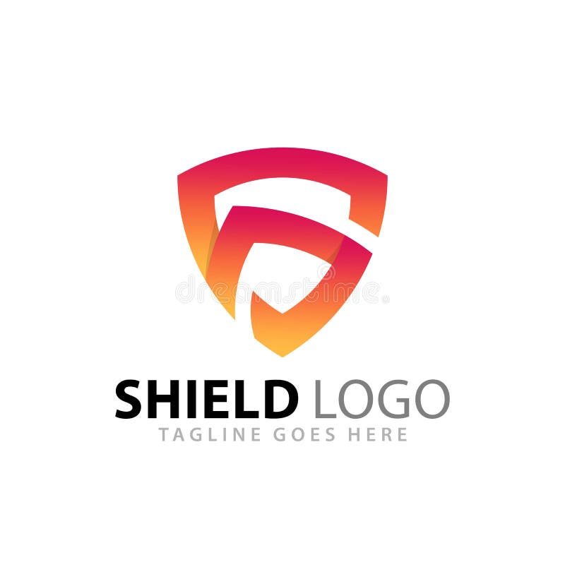Abstract Letter S Shiled Logos Design Vector Illustration Template ...