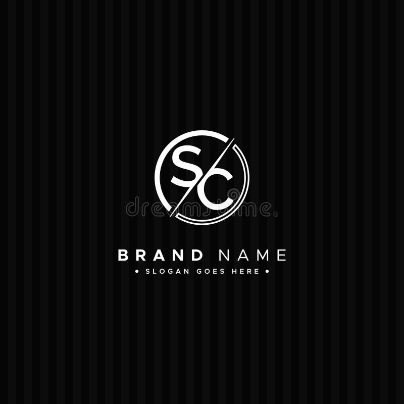 Abstract Letter SC Logo - Initial Monogram Template for Alphabet S and ...